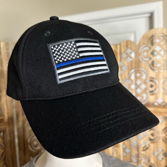 Accessories | Thin Blue Line Ball Cap | Poshmark